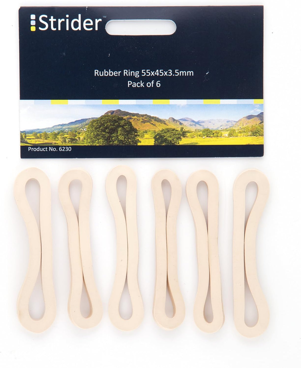 Strider Rubber Ring Pack 6 Grey — PJ Outdoors