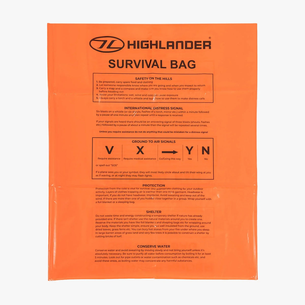 Highlander Emergency Survival Bag — PJ Outdoors