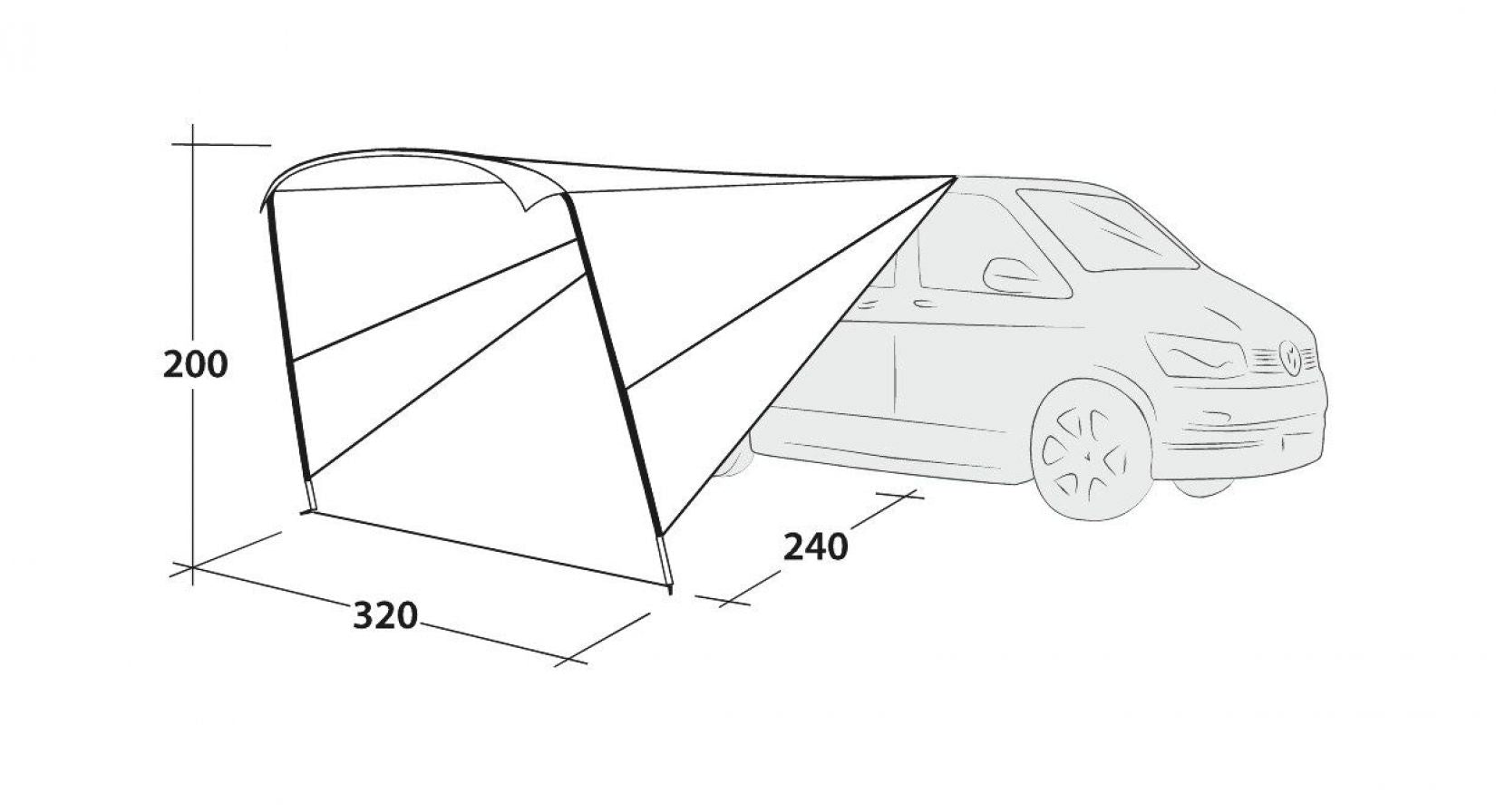 Outwell Touring Canopy Awning — PJ Outdoors